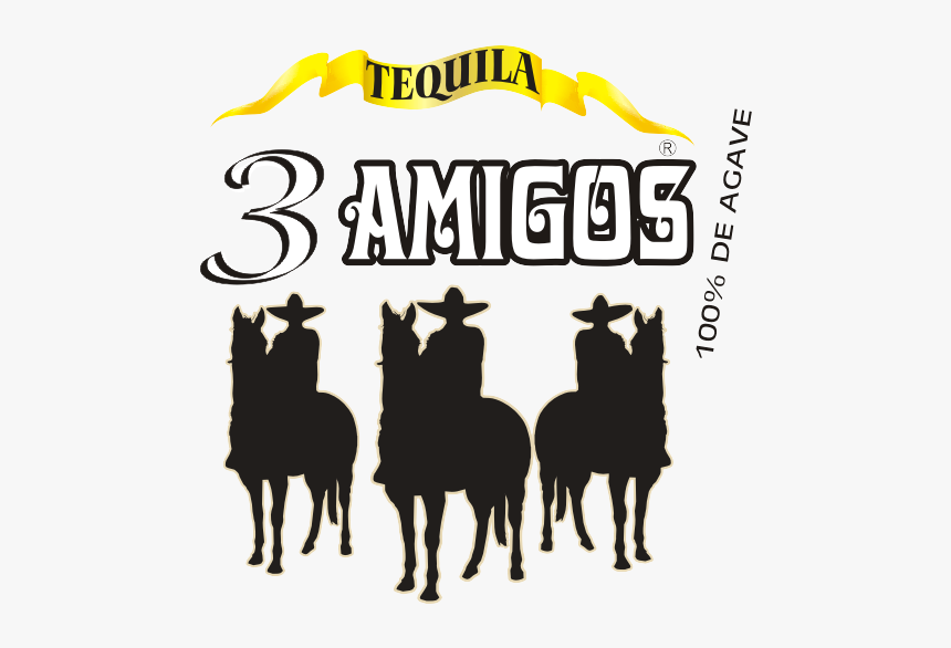 Three Amigos - Tequila 3 Amigos Logo Png, Transparent Png , Transparent Png Image - PNGitem