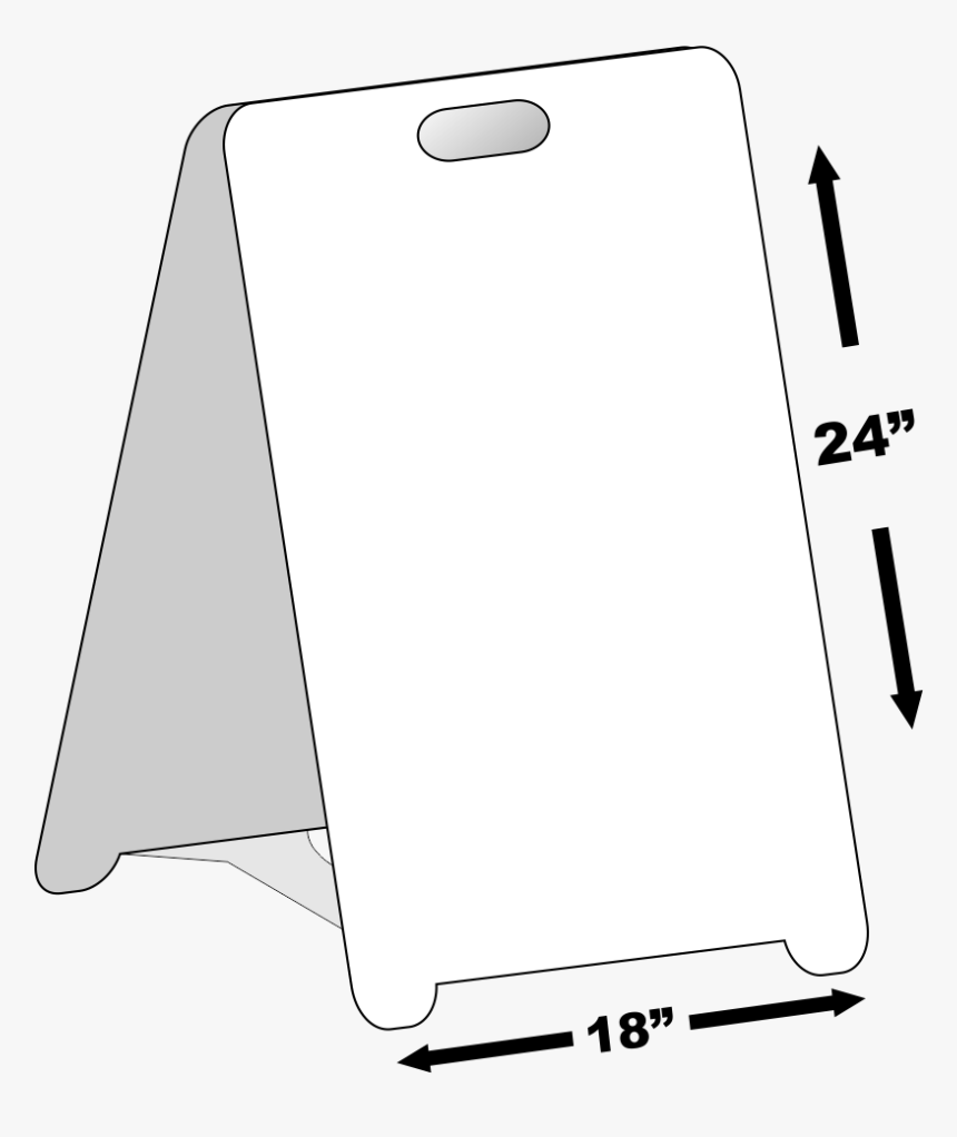 Blank Sandwich Board Signs, HD Png Download , Transparent Png Image ...