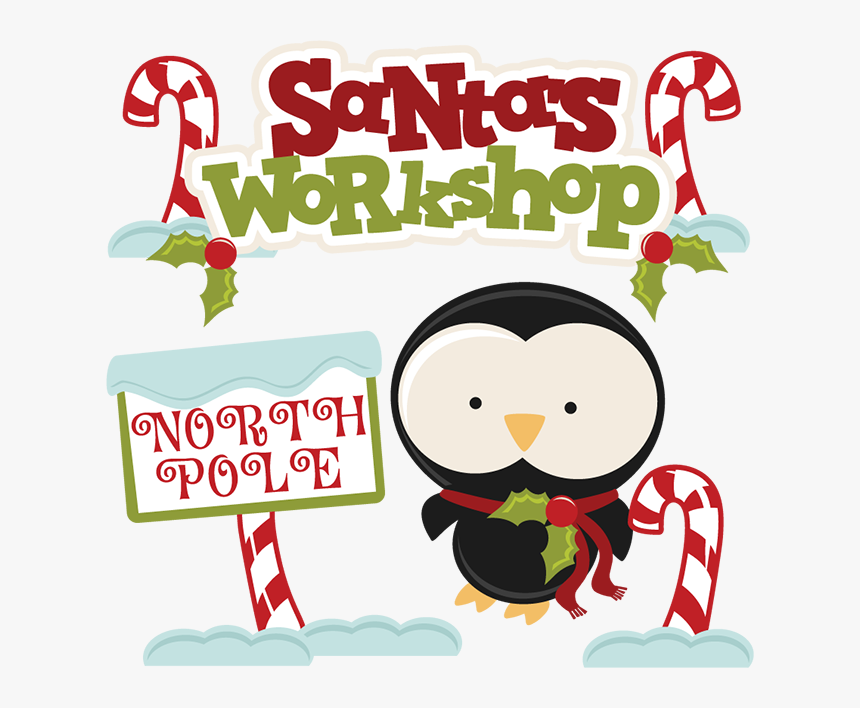 North Pole Santa's Workshop Clip Art Free, HD Png Download ...