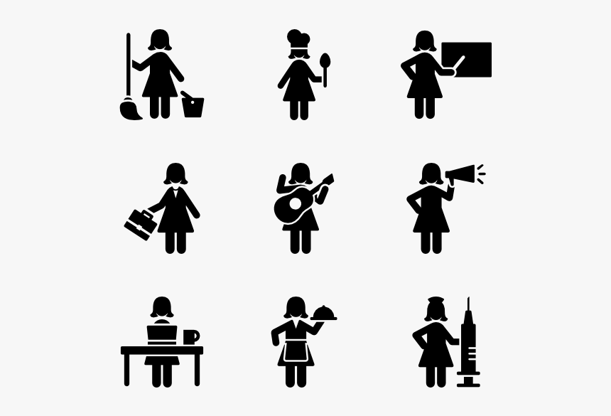 Working Women - Working Woman Icon, HD Png Download , Transparent Png ...