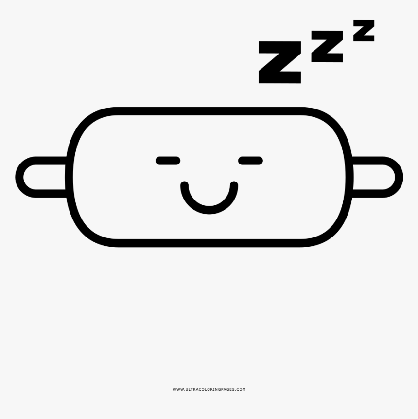 Rolling Pin Coloring Page, HD Png Download , Transparent Png Image ...