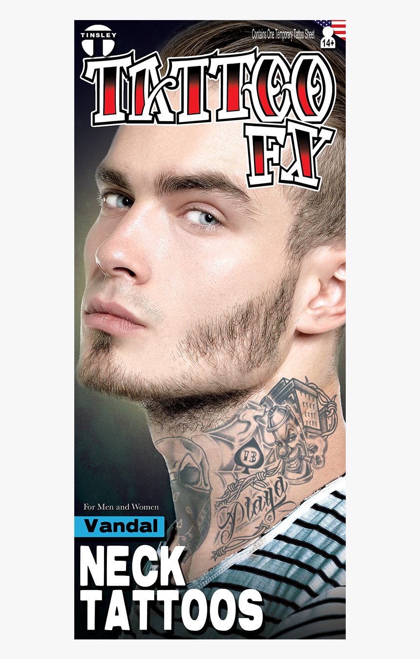 Neck Tattoo Png, Transparent Png , Transparent Png Image - PNGitem