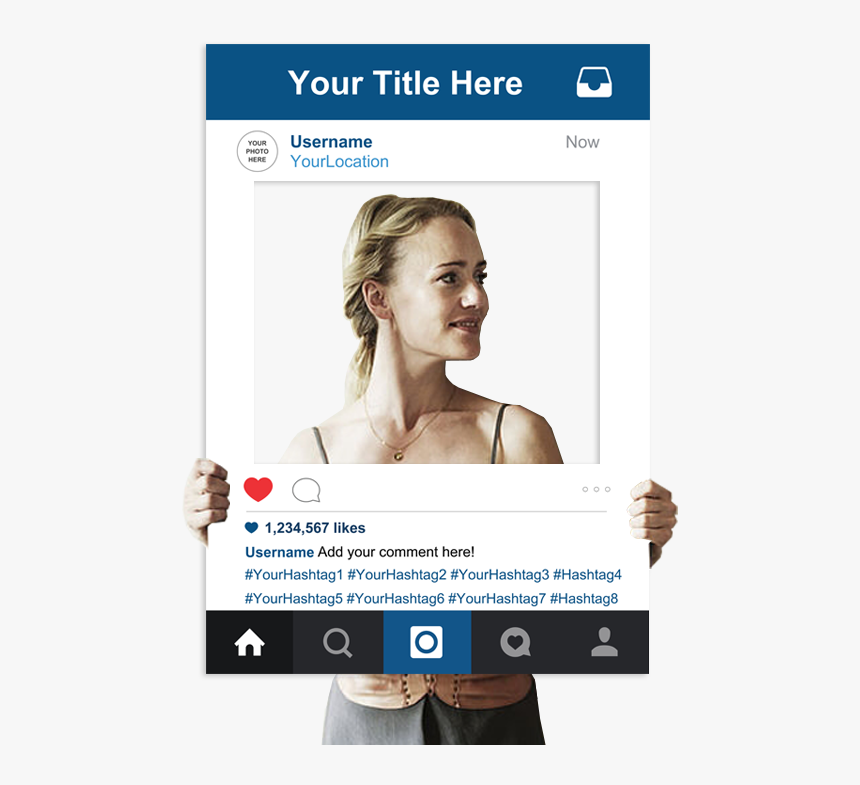 Create Beautiful Moments With Our Instagram Frame Templates, HD Png ...