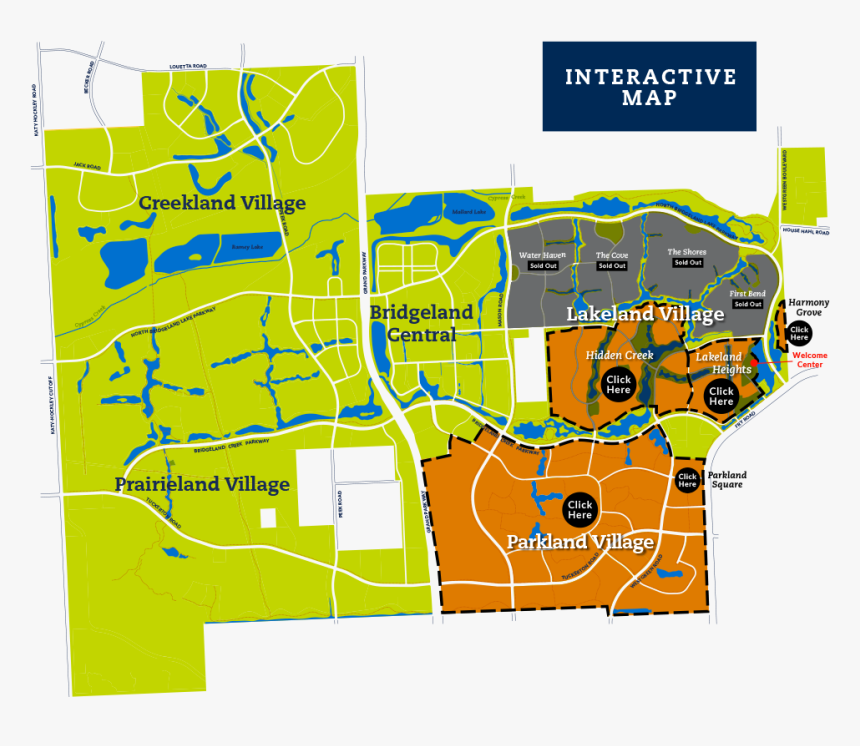 Bridgeland Interactive Map, HD Png Download , Transparent Png Image ...