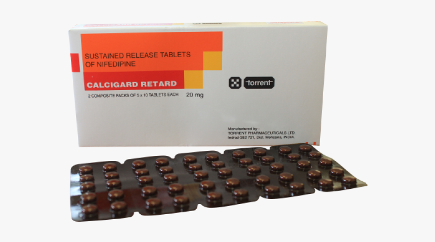 Calcigard Retard Tablet 20mg 100 S, HD Png Download , Transparent Png ...