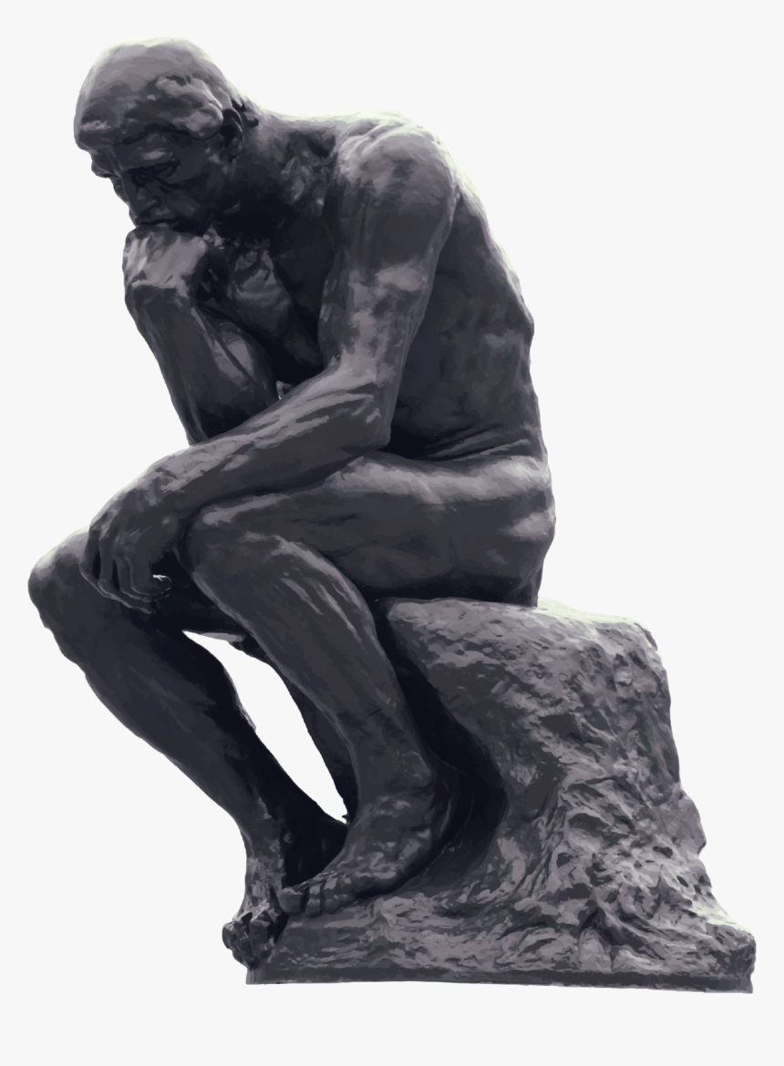 #freetoedit #the Thinker, HD Png Download , Transparent Png Image - PNGitem