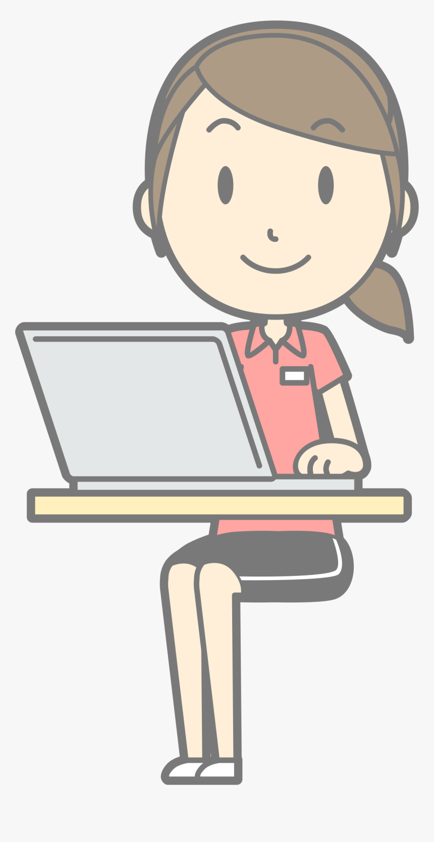 Cartoon Computer Drawing , Png Download, Transparent Png , Transparent ...