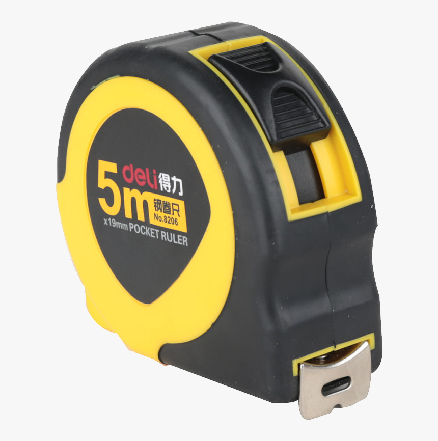Deli Deli Steel Tape Measure Engineering Ruler Measuring, HD Png ...