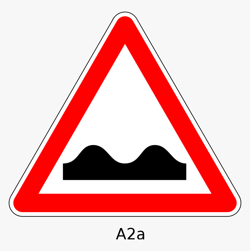 Road Signs Bumpy Road Clipart , Png Download, Transparent Png ...