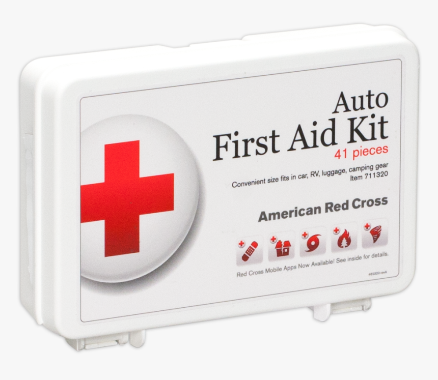 American Red Cross Auto First Aid Kit 711320 , Png, Transparent Png ...