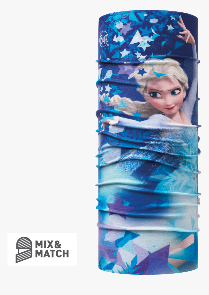 Frozen Elsa Blue [new Jnr Original Buff], HD Png Download , Transparent ...