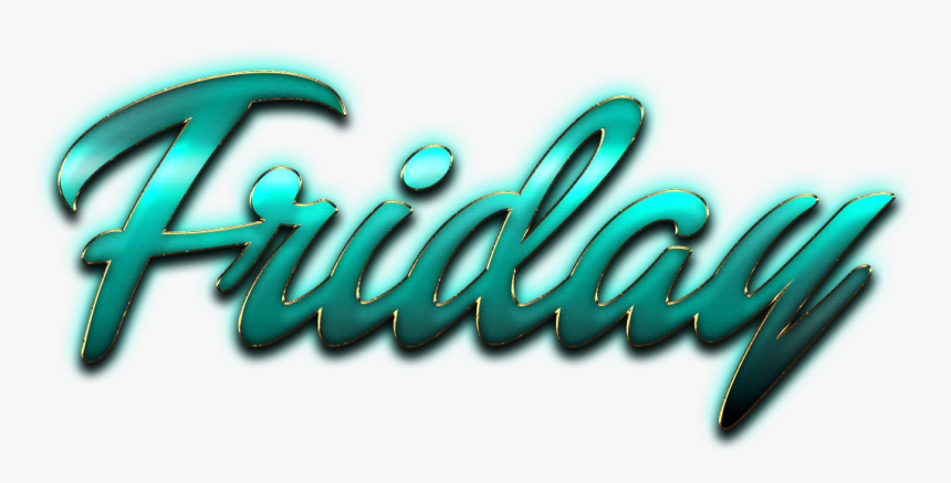 Friday Name Logo Png, Transparent Png , Transparent Png Image - PNGitem