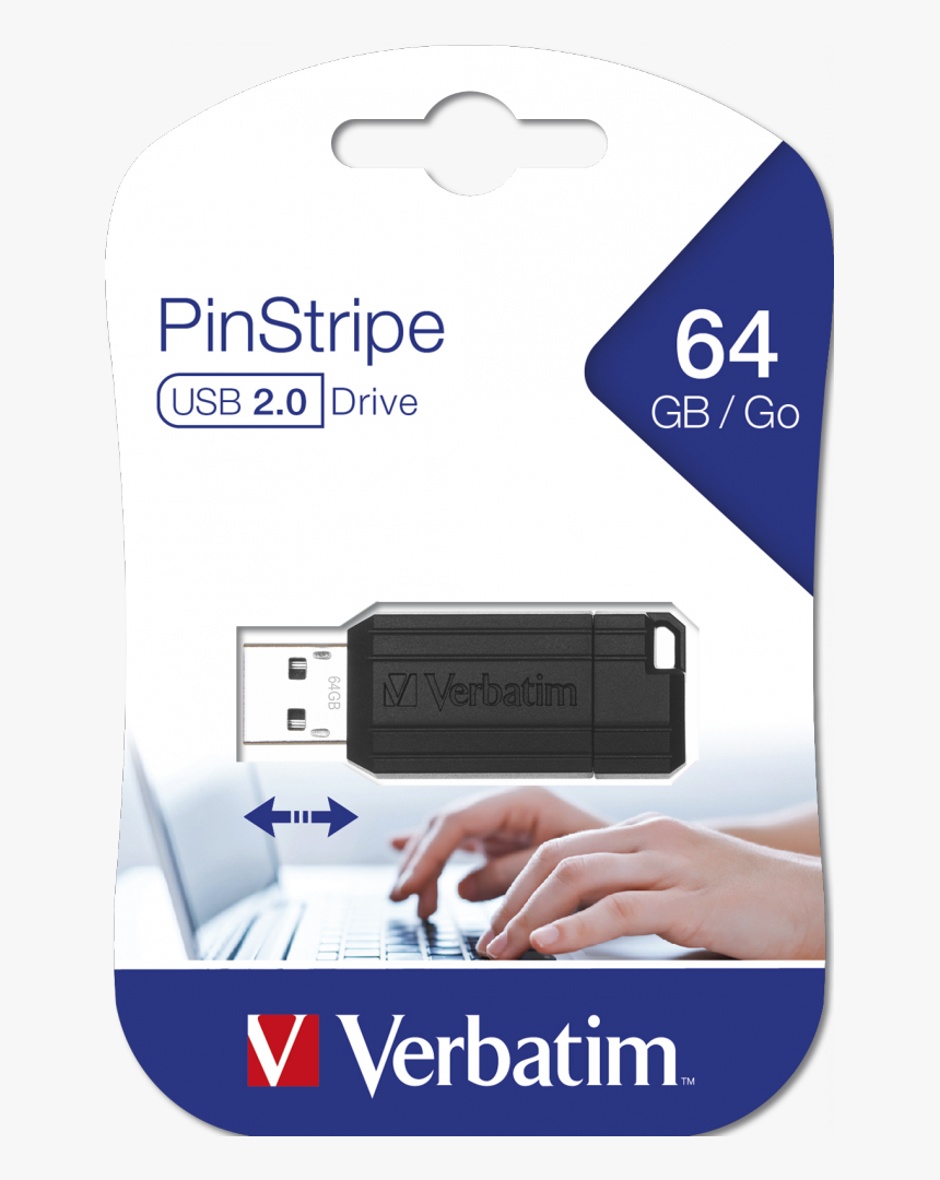 Verbatim 64gb Usb Memory Stick Title Verbatim 64gb, HD Png Download ...