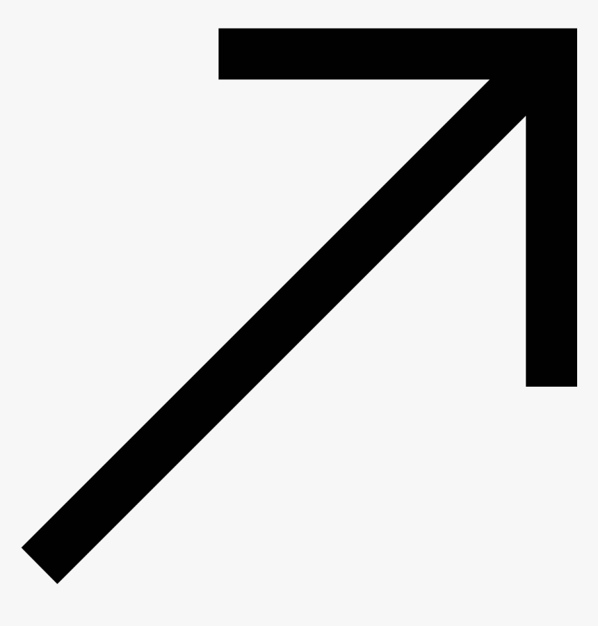 It S An Arrow Pointing Straight Up And Angled To The, HD Png Download ...