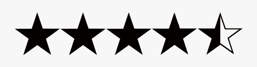 4 1-2 Stars, HD Png Download , Transparent Png Image - PNGitem