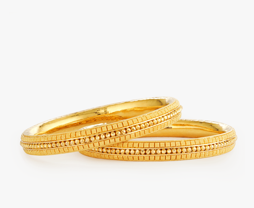 22ct Gold Jali Kada Bangles, HD Png Download , Transparent Png Image ...