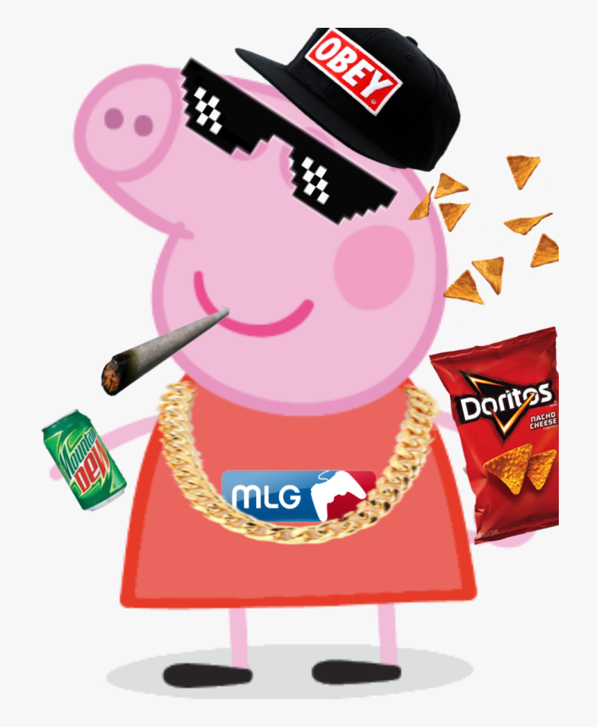 Mlg Peppa Pig, HD Png Download , Transparent Png Image - PNGitem