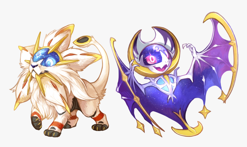 Chibi Solgaleo And Lunala Full Hd Wallpapers And Backgrounds, HD Png ...