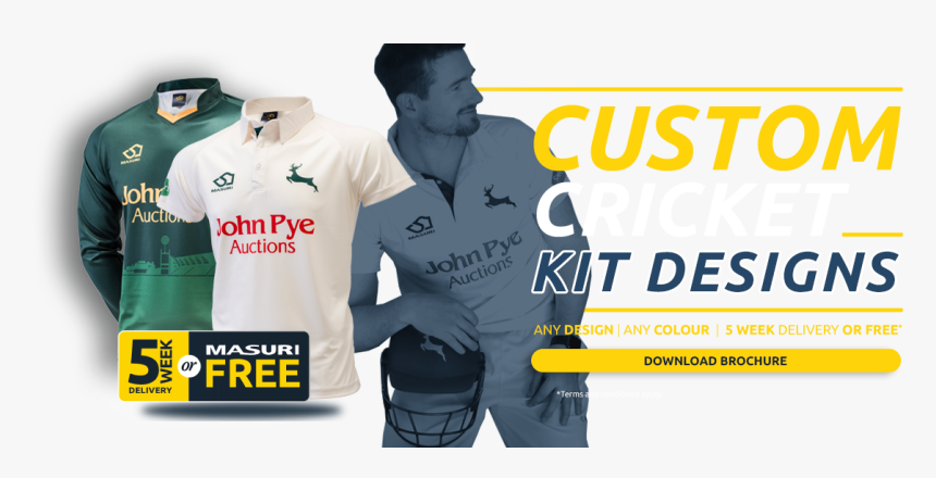 Custom Cricket Kit Designs, HD Png Download , Transparent Png Image ...