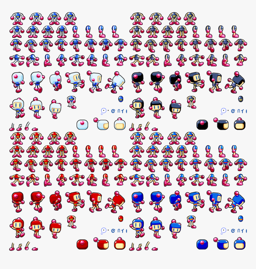 Bomberman Sprite Png, Transparent Png , Transparent Png Image - PNGitem