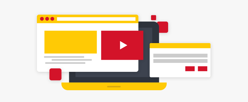 Youtube Advertising Illustration, HD Png Download , Transparent Png ...
