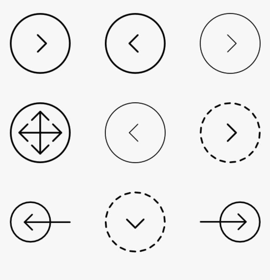 Free Png Download Arrow Button Design Png Images Background ...