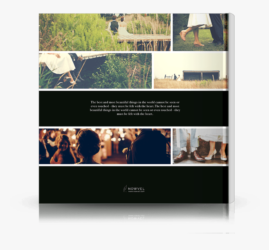 Back Photo Book Cover Designed For Honeymoon And Anniversaries, HD Png ...