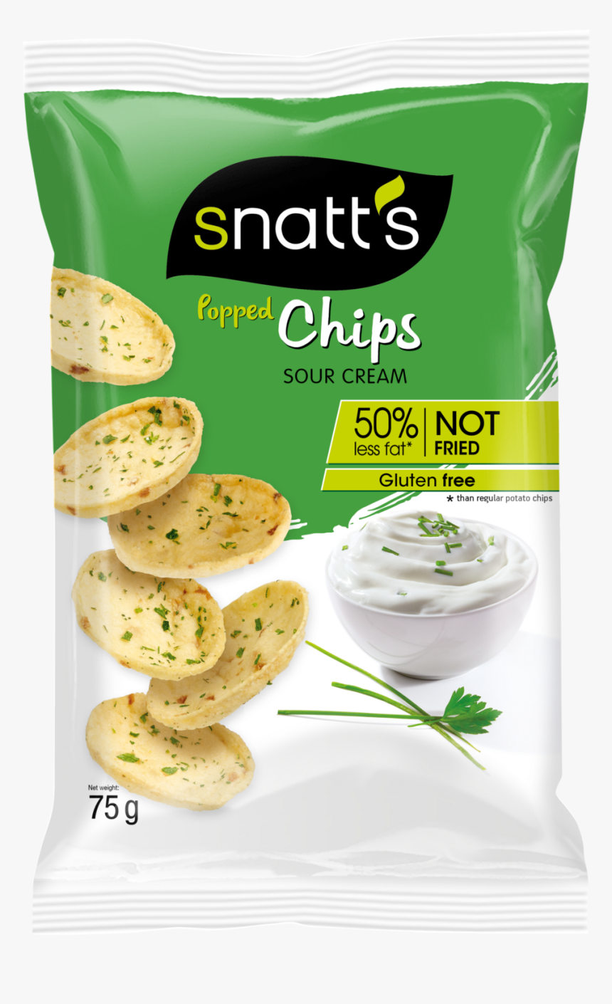 Popped Chips Sour Cream, HD Png Download , Transparent Png Image - PNGitem