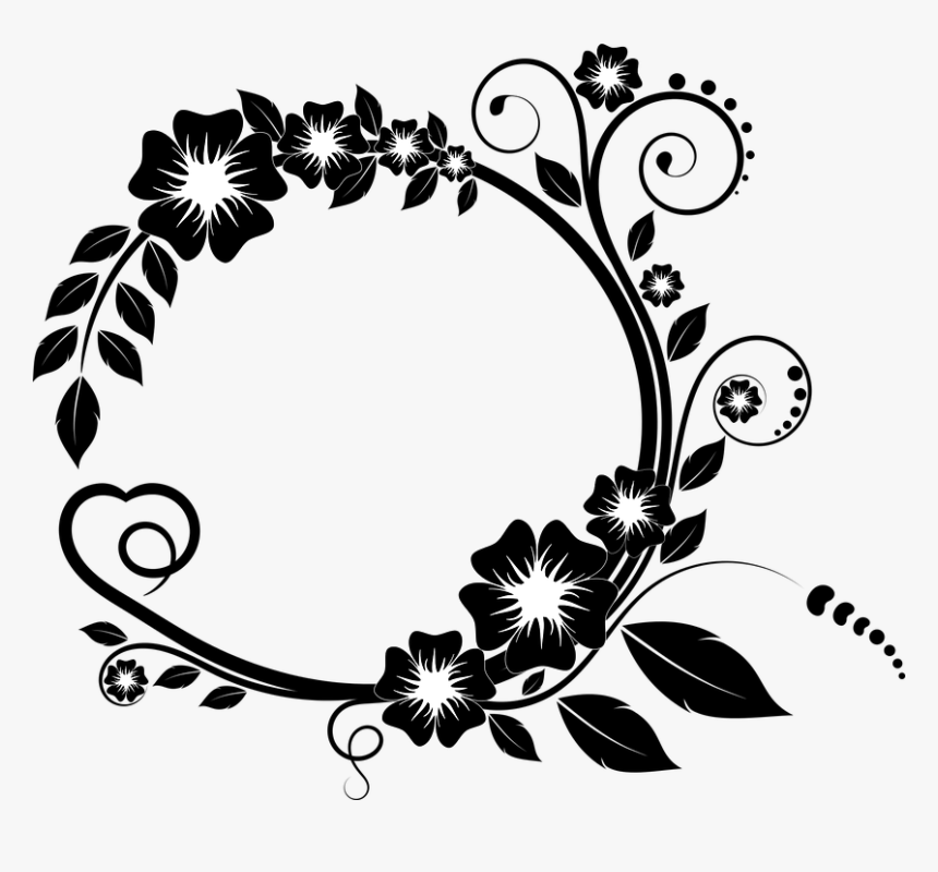 Ornament Vector Ornament Frame Flower Vector Graphic, HD Png Download ...