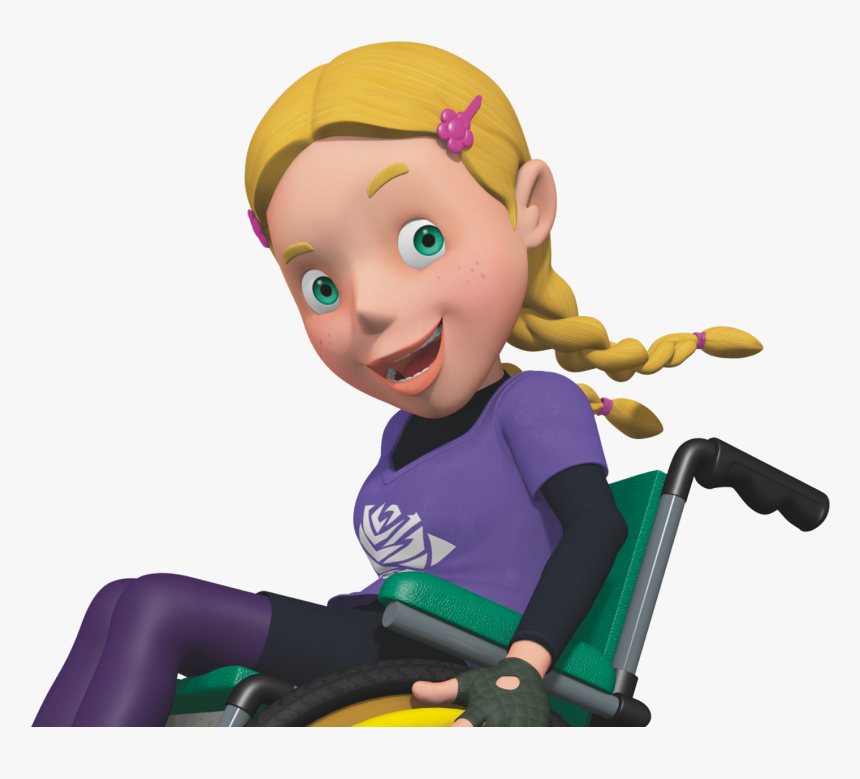 Fireman Sam Wheelchair Disability Dilys Price Clip, HD Png Download ...