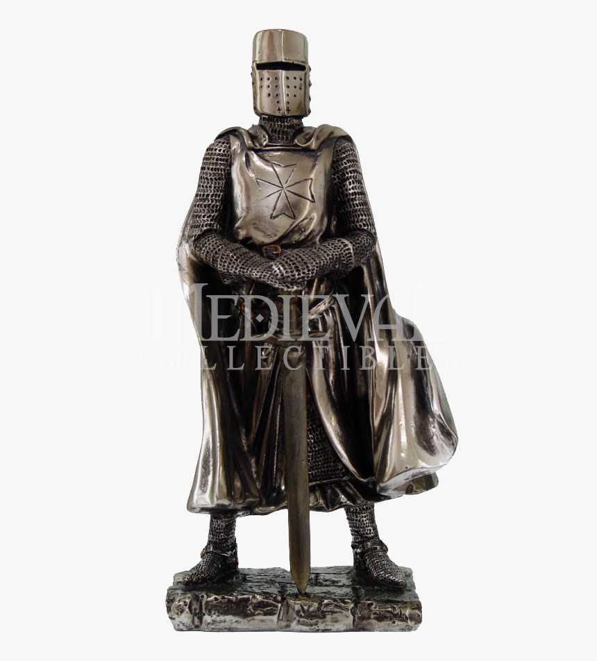 Standing Crusader Knight Statue Cc8712 From Dark Armoury, HD Png ...