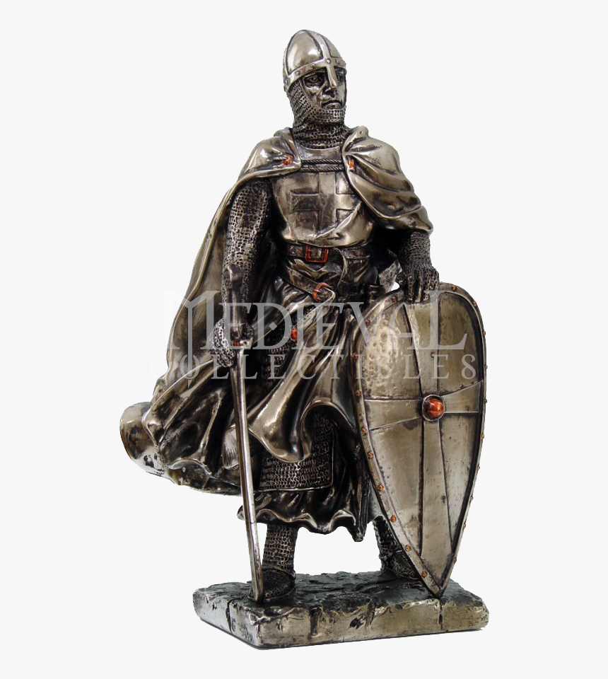 Resting Crusader Knight Statue, HD Png Download , Transparent Png Image ...
