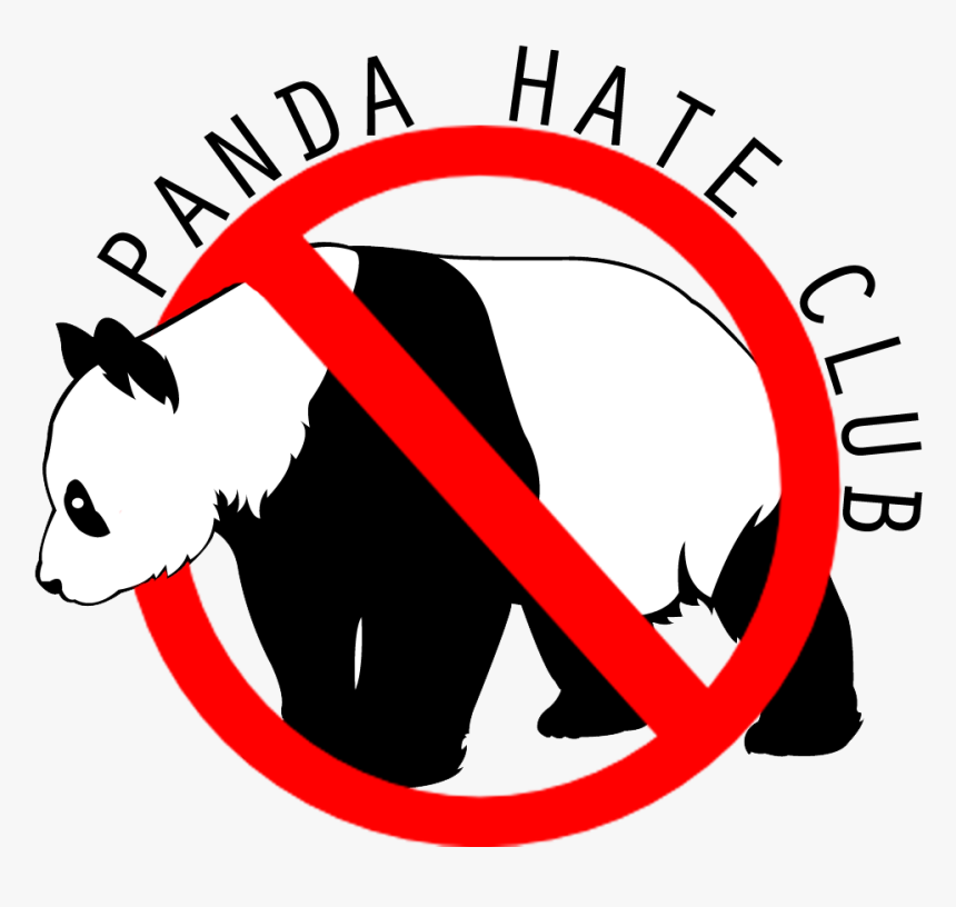 Panda Hate Clipart , Png Download, Transparent Png , Transparent Png ...