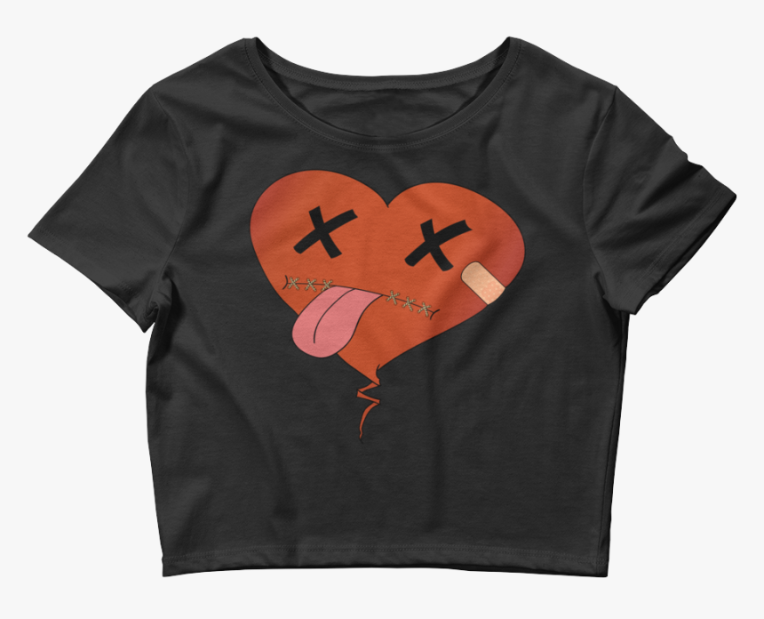 Deadbeat Staple Big Heart Crop-top, HD Png Download , Transparent Png ...