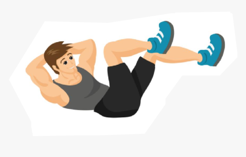 Exercising Clipart Sit Ups, HD Png Download , Transparent Png Image ...