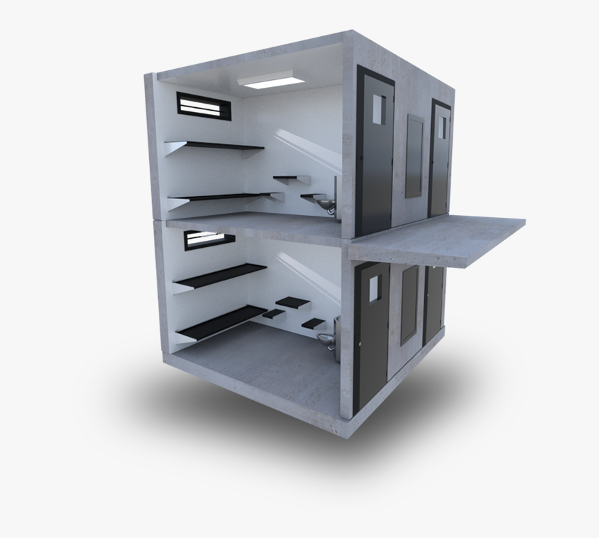Oldcastle Precast Prison Cells, HD Png Download , Transparent Png Image ...