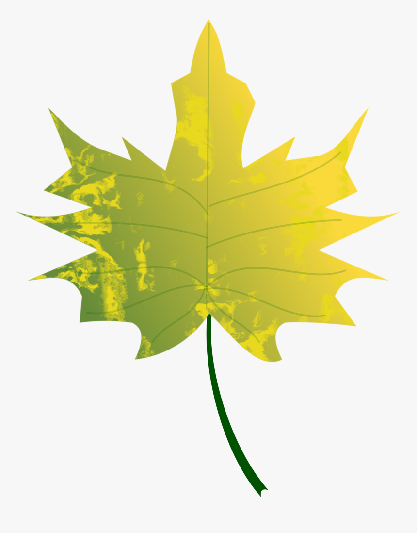 Autumn Leafs Clip Art - Green Fall Leaves Clip Art, HD Png Download ...