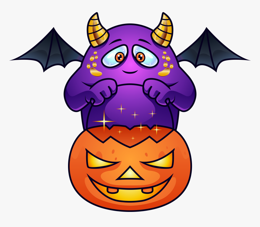 Best Monster Pictures Purple - Halloween Monster Clip Art, HD Png ...