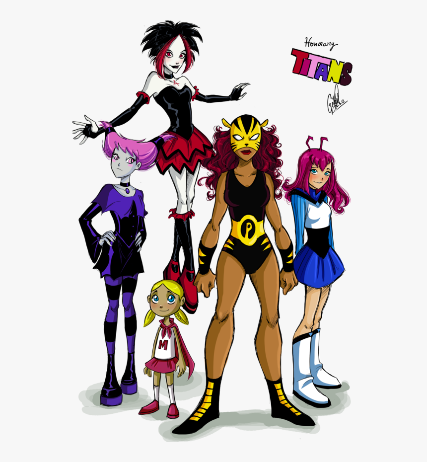 Titan Girls Ii By Rachel1466, HD Png Download , Transparent Png Image ...