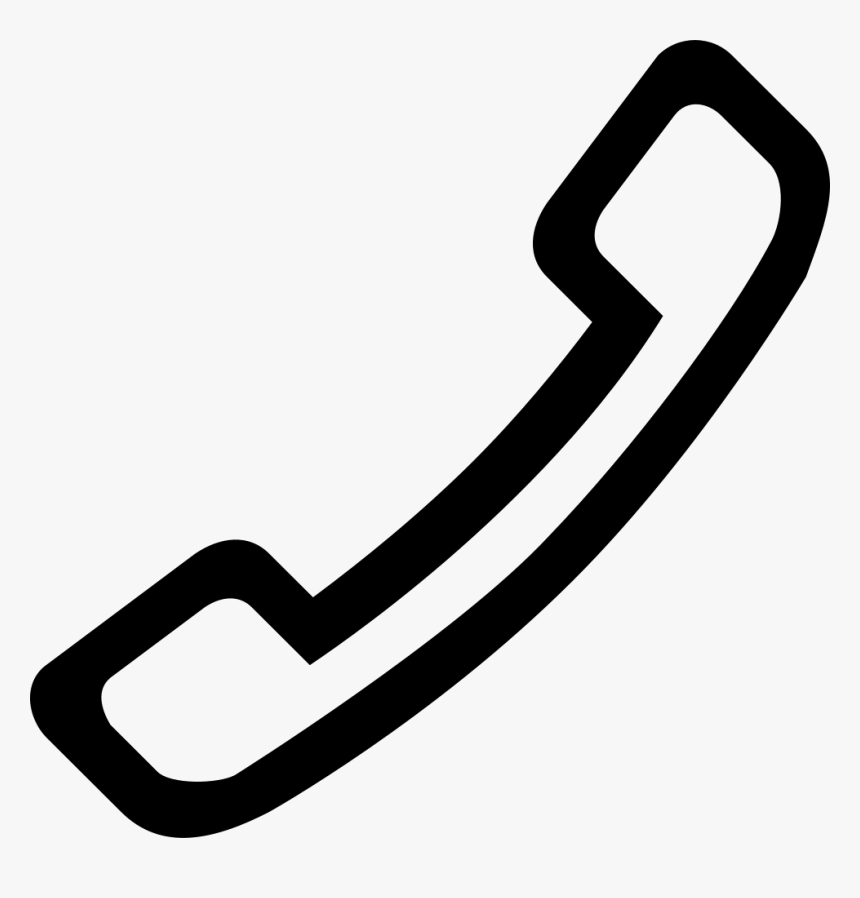 Grey Phone Outline , Png Download, Transparent Png , Transparent Png ...