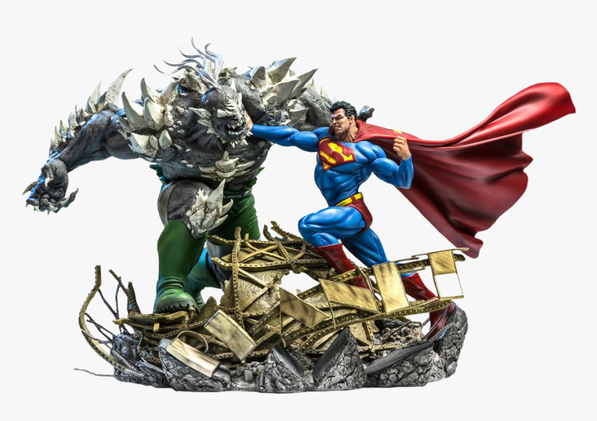 Superman Vs Doomsday Diorama , Png Download, Transparent Png ...