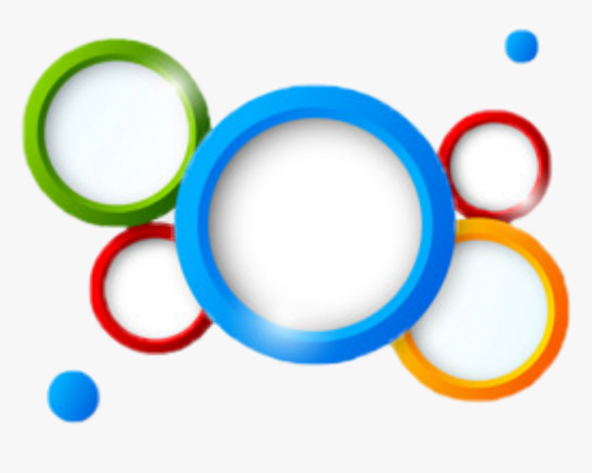 #circles #3d #shapes #frame, HD Png Download , Transparent Png Image - PNGitem
