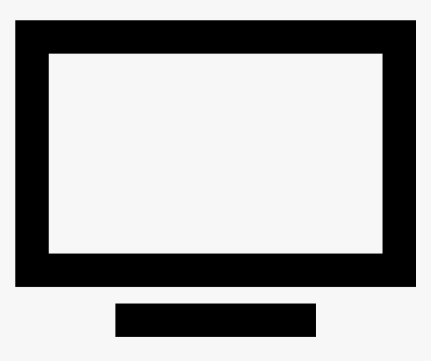 It S A Drawing Of A Computer Monitor Or T, HD Png Download ...