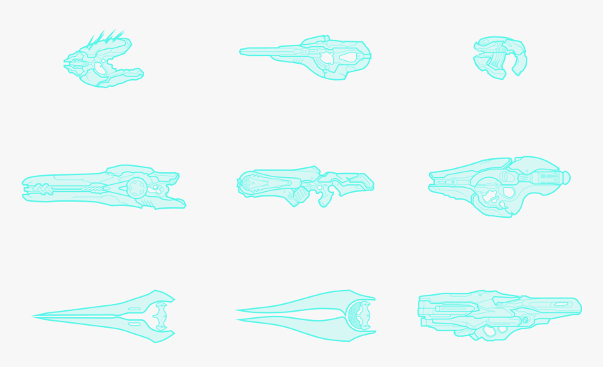 Halo 5 Weapon And Vehicle Icons, HD Png Download , Transparent Png ...