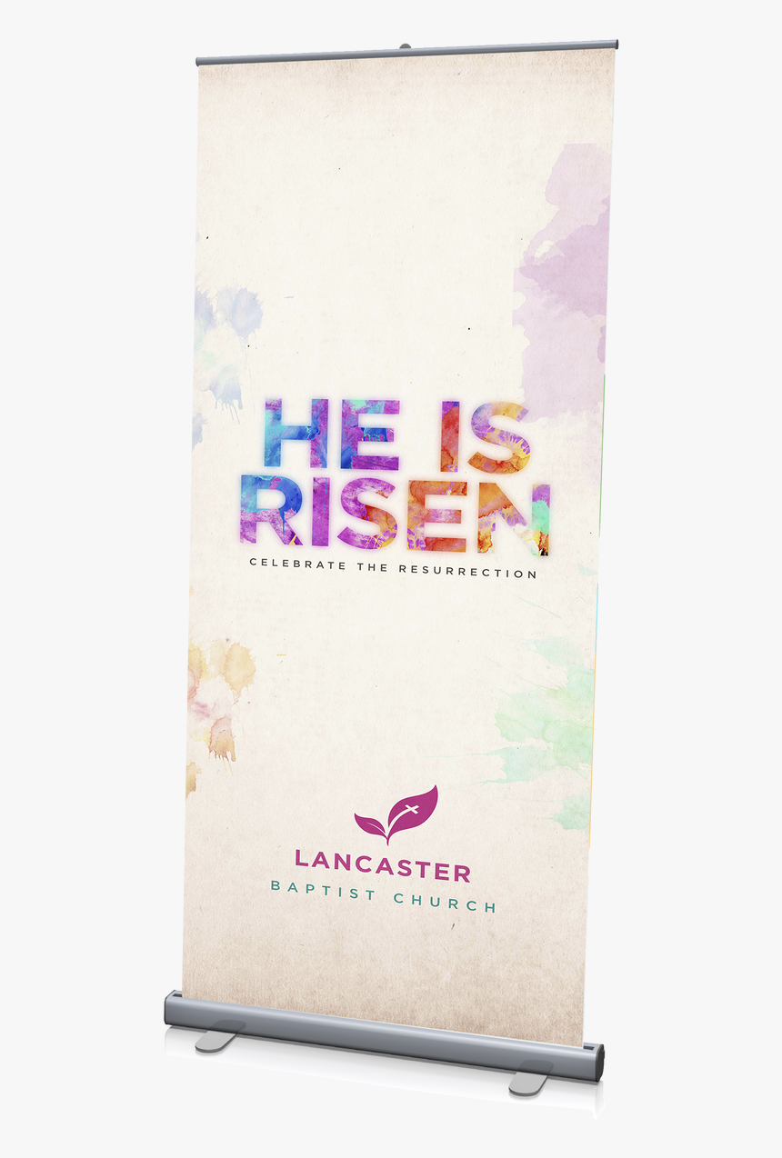 He Is Risen Banner 3 X6, HD Png Download , Transparent Png Image - PNGitem