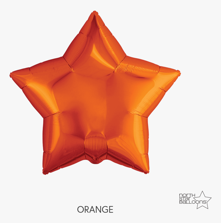 00593 Orange Star 9in Web Mark C , Png Download, Transparent Png ...