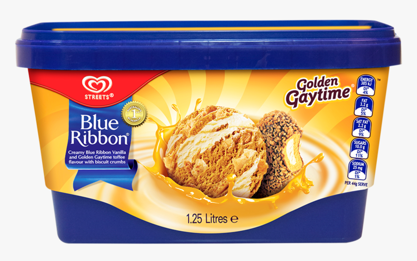 Blue Ribbon Reduced Fat Ice Cream Vanilla 2l Tub ,, HD Png Download ...