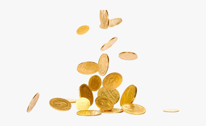 Falling Gold Coin, HD Png Download , Transparent Png Image - PNGitem
