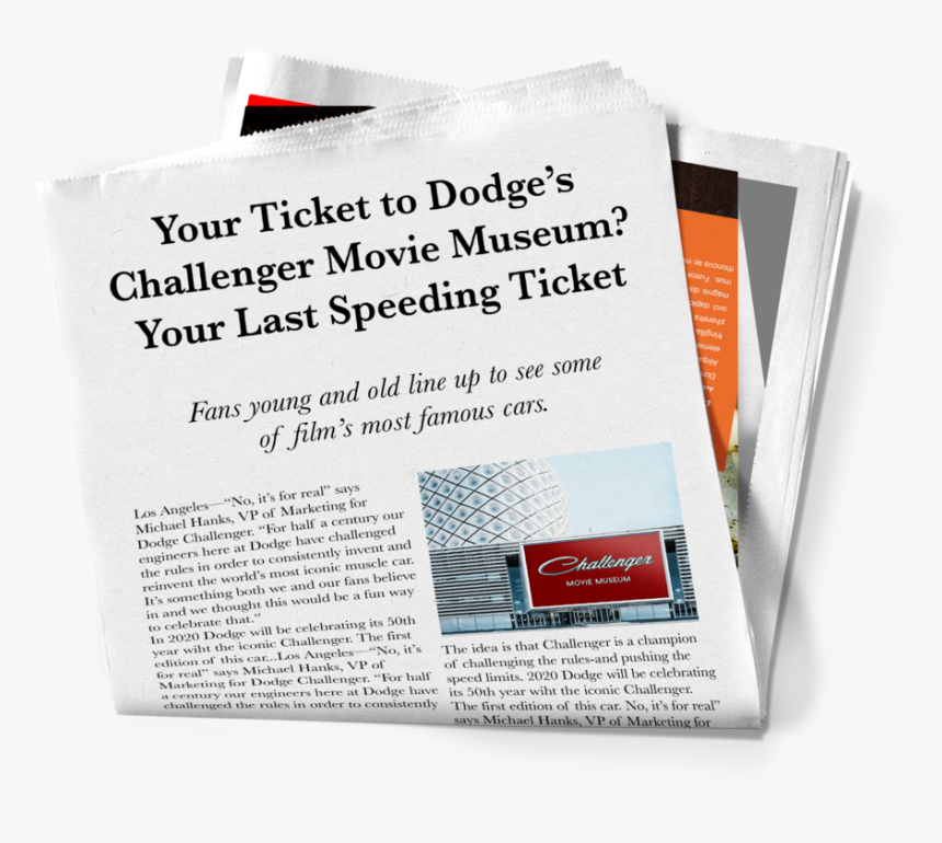 Daily Newspaper Mockup, HD Png Download , Transparent Png Image - PNGitem