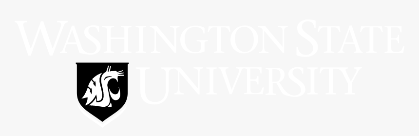 Washington State University 2 Logo Black And White, HD Png Download ...